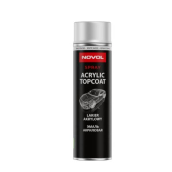 NOVOL SPRAY ACRYL TOPCOAT WIT - GLANZEND - Matthys