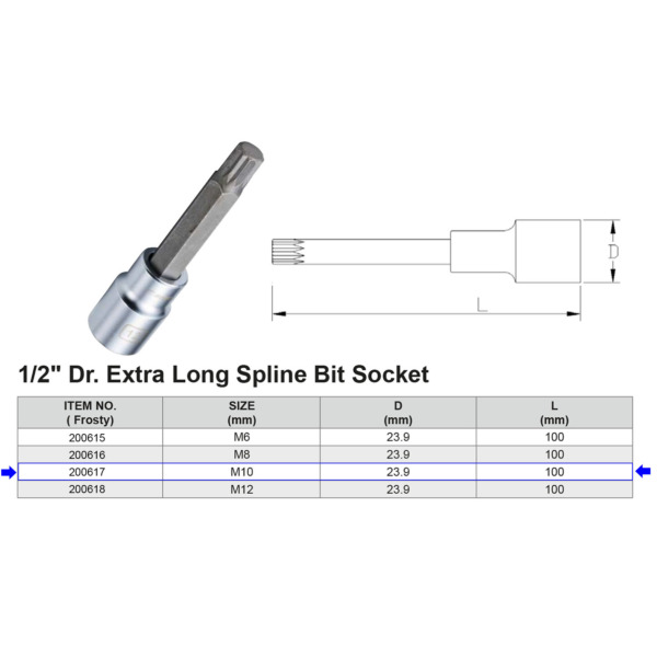 PUNTA XZN XXL M10 1/2” - Matthys