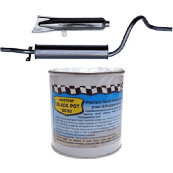 PAINT FOR EXHAUST SYSTEMS GREY 500ML (Blackpot 8830 gris-500ml) - Matthys