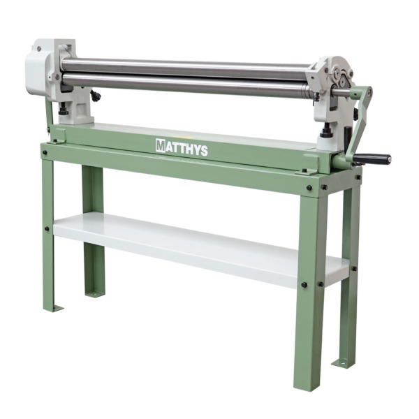 SLIP ROLL MACHINE 1000 MM ON STAND, CAPACITY 1.5 MM - Matthys