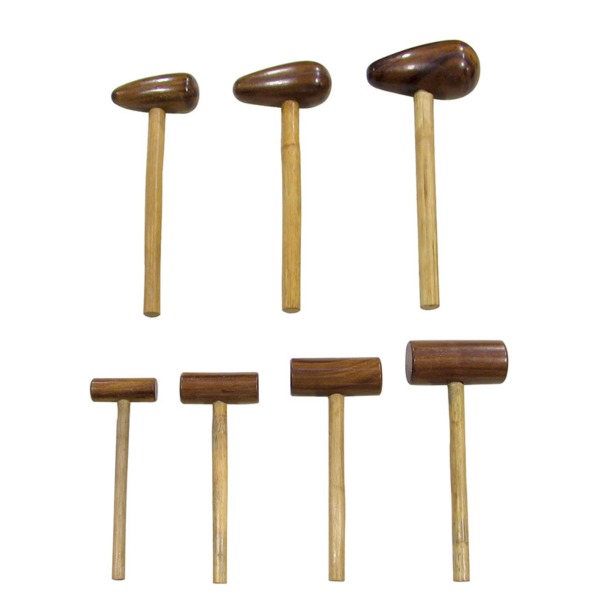 SET OF 7 MALLETS FOR METAL FORMING - Matthys