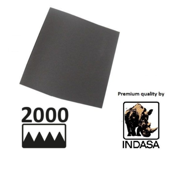 WATER SANDPAPER P2000 (14 x 23 CM) - 10 PIECES - Matthys