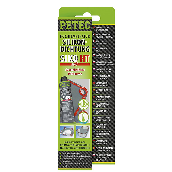 SILICONE SEALING COMPOUND RED TUBE 70 ML PETEC - Matthys