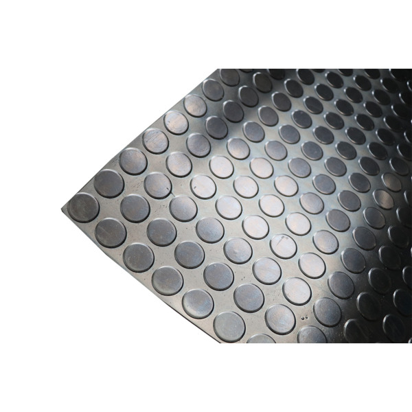 RUBBER MAT 130 CM WIDTH ROUND DOTTED - PER METER - Matthys